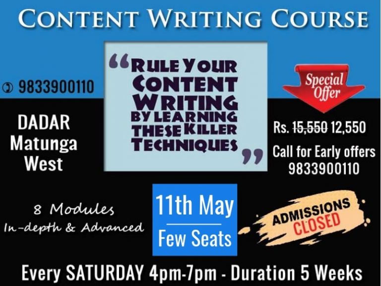 Content Writing Courses Mumbai Maharashtra Content Writing Courses Mumbai Maharashtra